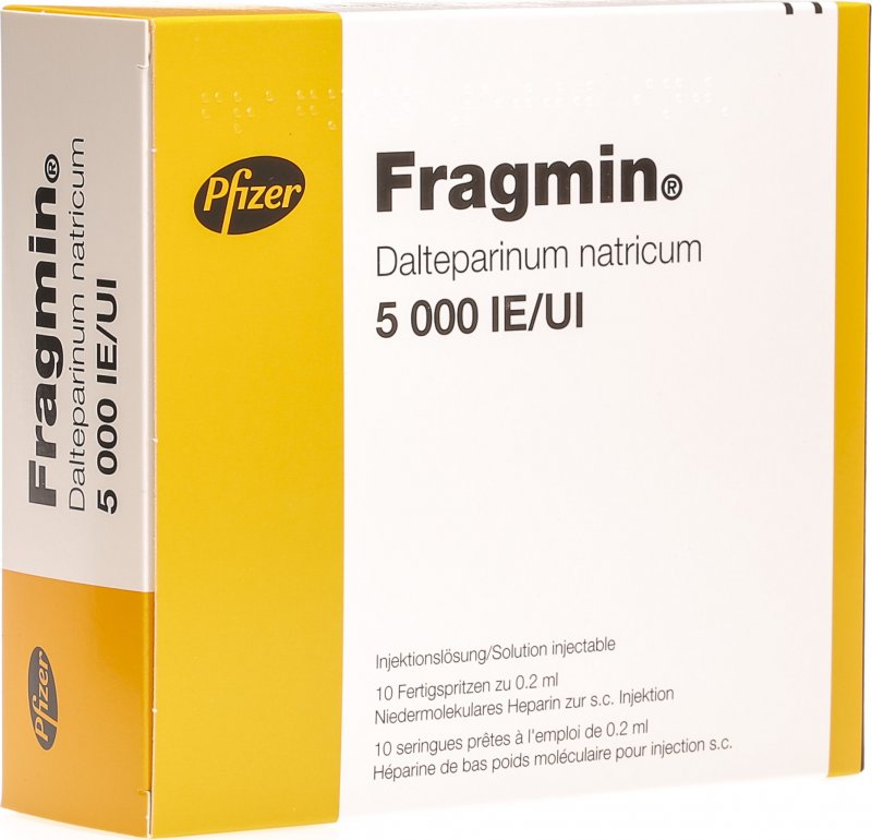 Fragmin Injektionslösung 5000 E/0.2ml 10 Fertigspritzen 0.2ml in der ...