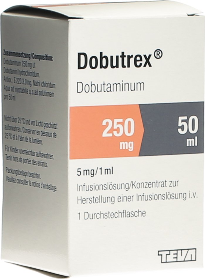 Dobutrex Infusionslösung 250mg/50ml Durchstechflasche 50ml in der Adler ...