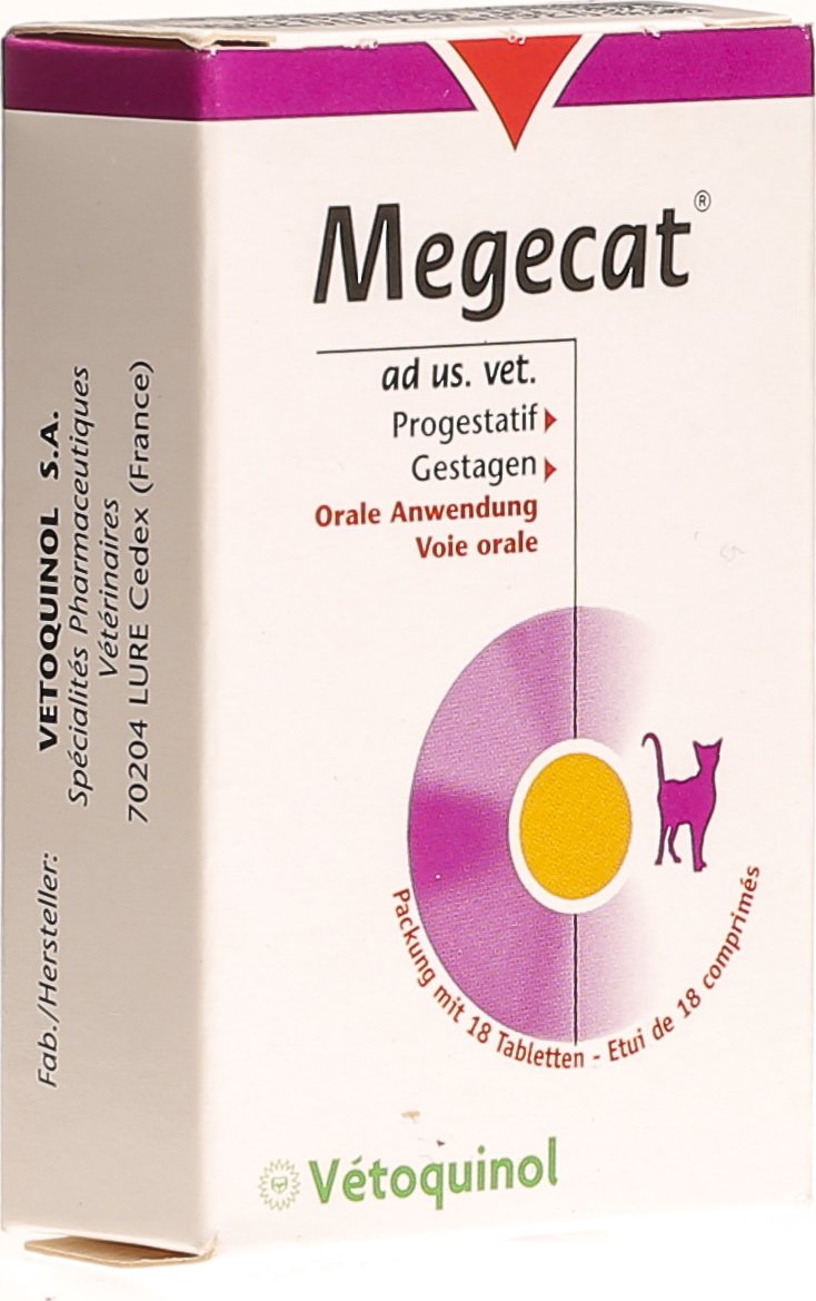 Megecat Filmtabletten Ad Us Vet. 18 Stück in der Adler Apotheke