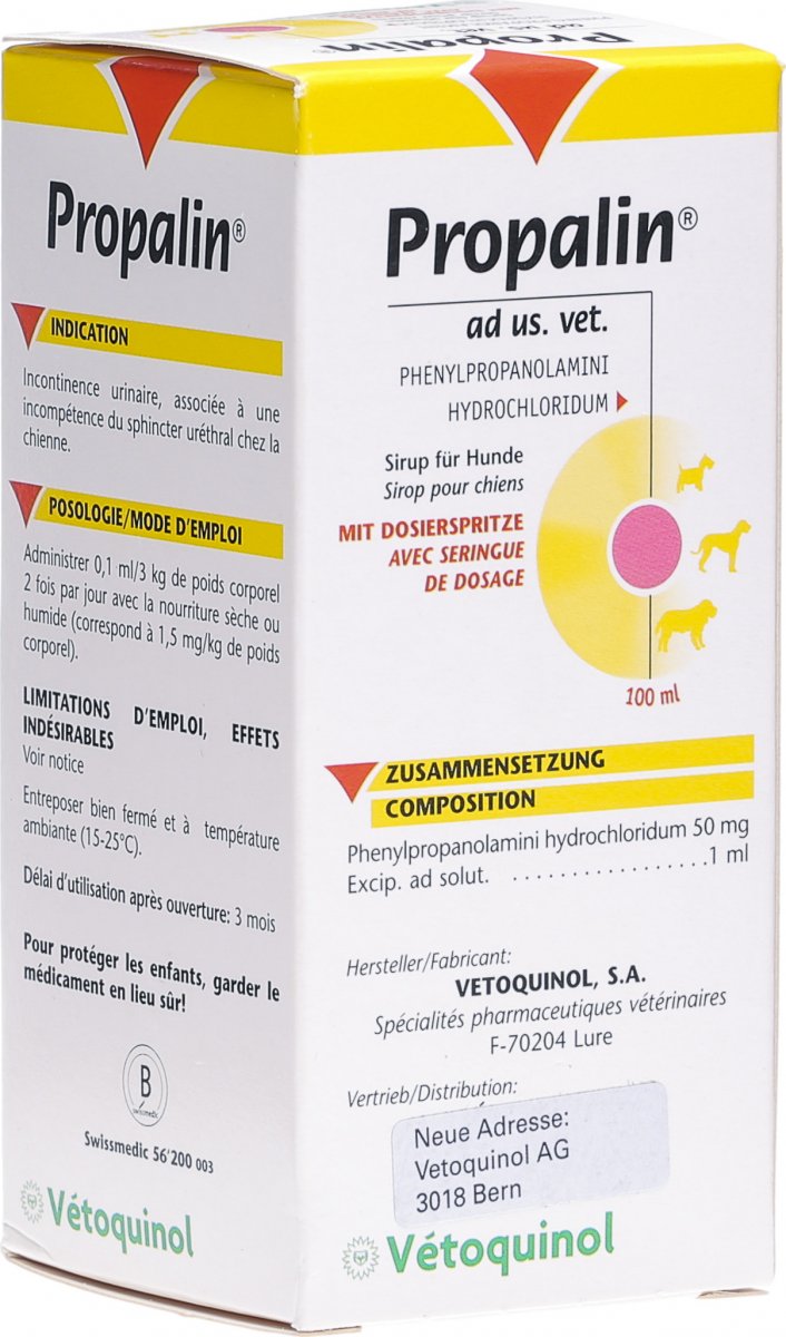 Propalin Sirup Ad Us Vet. 100ml in der Adler Apotheke