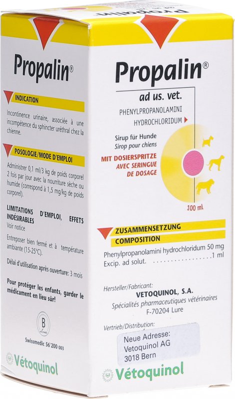 Propalin Sirup Ad Us Vet. 100ml in der Adler Apotheke
