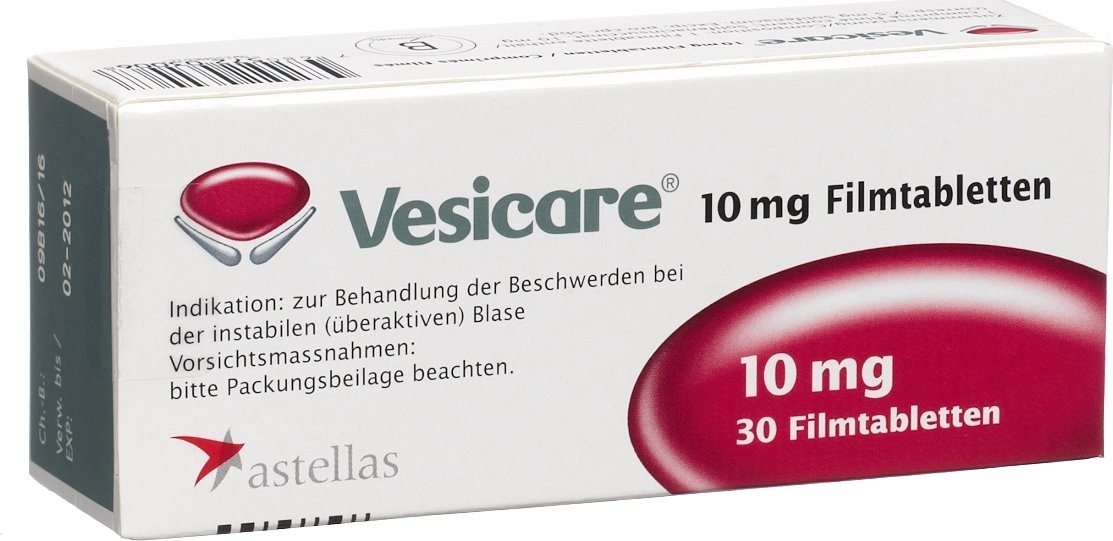 Vesicare Filmtabletten 10mg 30 Stück in der Adler Apotheke