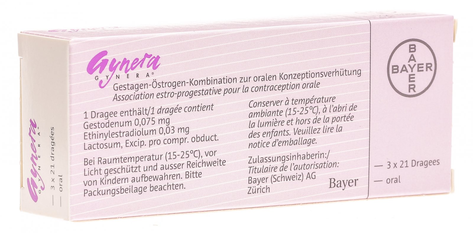 Gynera 3x21 Tabletten in der Adler Apotheke