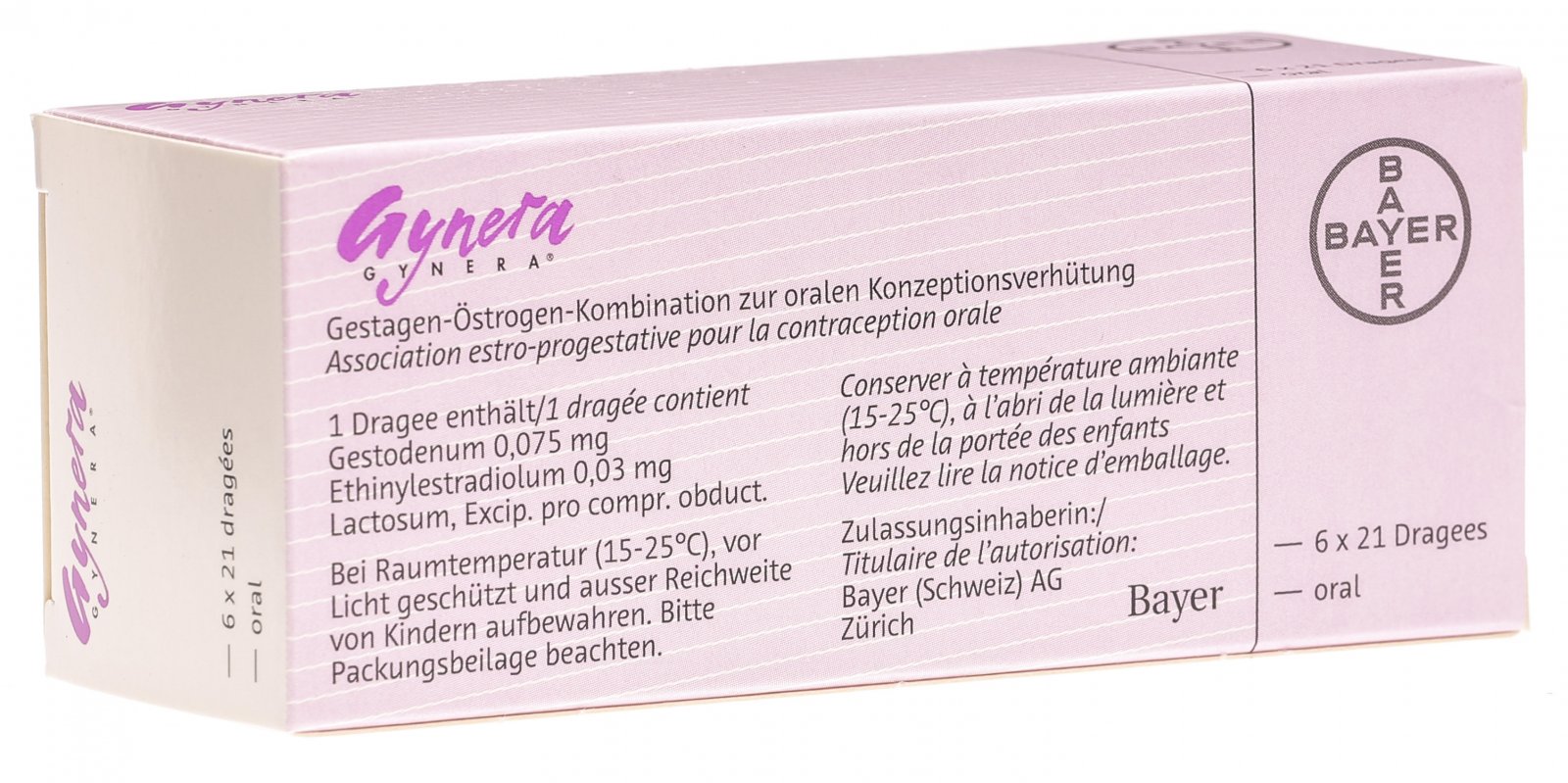 Gynera 6x21 Tabletten in der Adler Apotheke