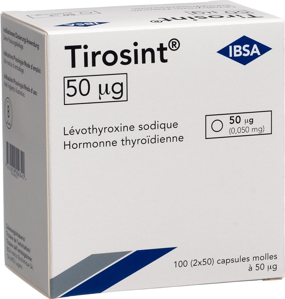 Tirosint Kapseln 50mcg 100 Stück in der Adler Apotheke
