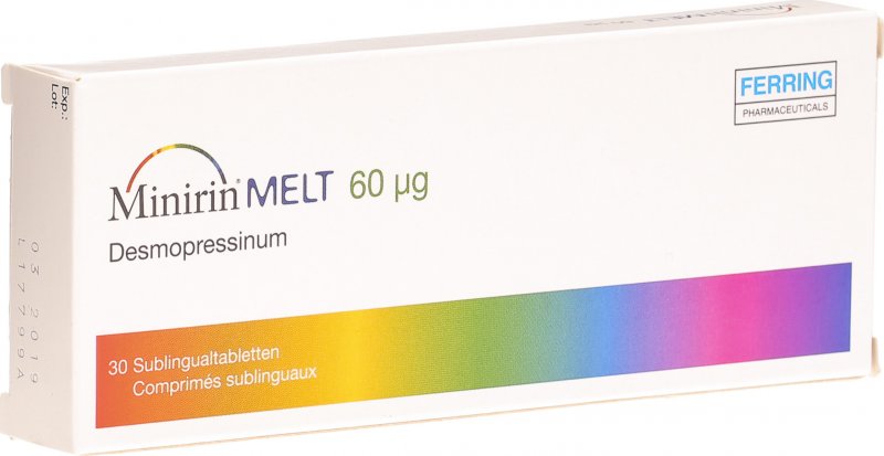 Minirin Melt Subling Tabletten 60mcg 30 Stück in der Adler Apotheke