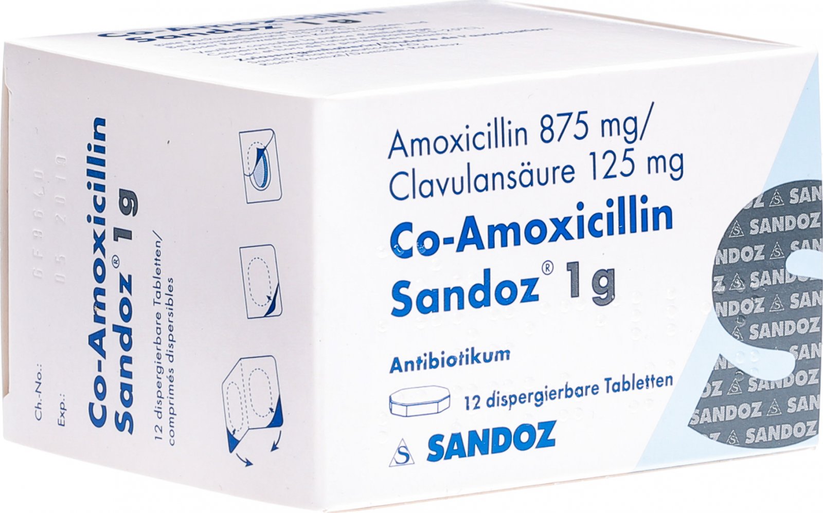 Co Amoxicillin Sandoz Disp Tabletten 1g 12 Stück in der Adler Apotheke
