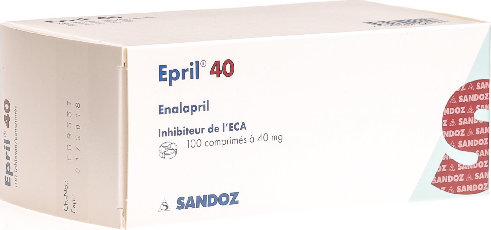 Epril Tabletten 40mg 100 Stück in der Adler Apotheke