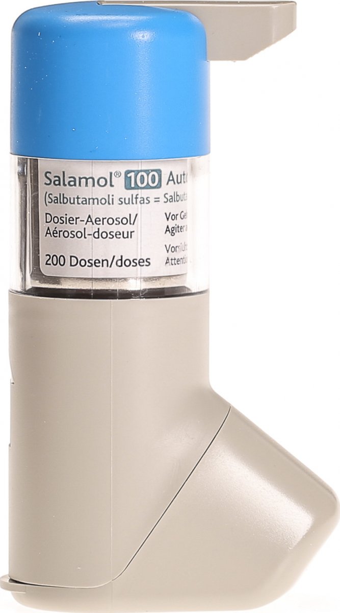 Salamol Autohaler 100mcg 200 Dos in der Adler Apotheke