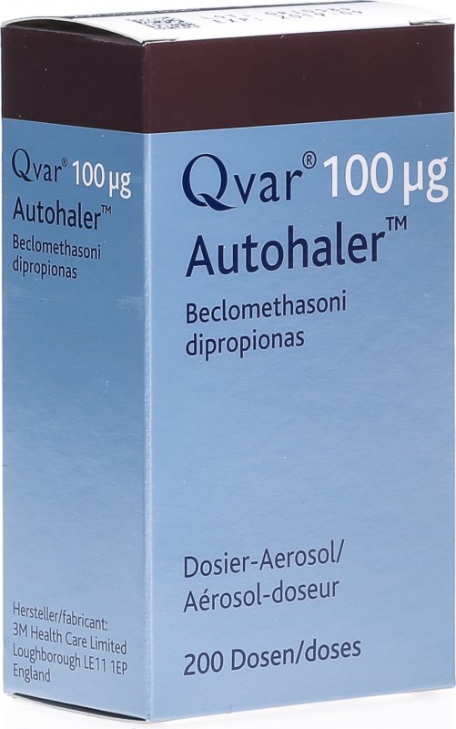 Qvar 100 Autohaler Dosieraeros 0.1mg 200 Dos in der Adler Apotheke