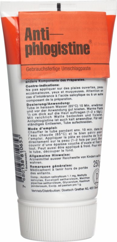 Antiphlogistine Paste 250g in der Adler Apotheke
