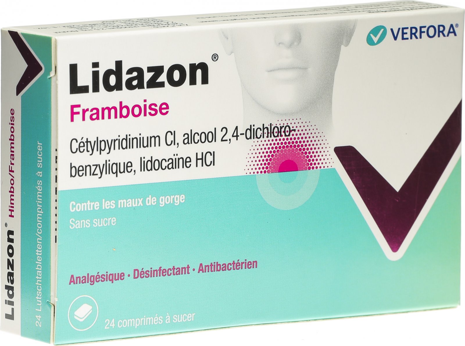 Lidazon Himbeer 24 Lutschtabletten in der Adler Apotheke