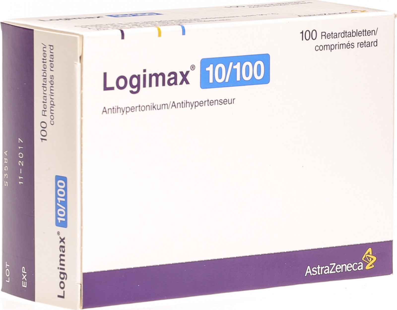 Logimax 10/100 Retard Tabletten 100 Stück in der Adler Apotheke