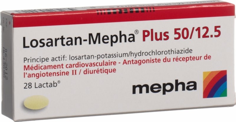 Losartan Mepha Plus 50/12.5 Lactabs 28 Stück in der Adler Apotheke