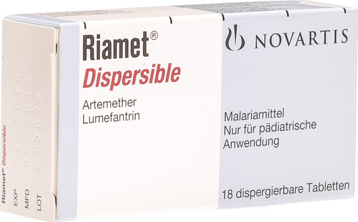 Riamet Dispersible Tabletten 20/120mg 3x 6 Stück in der Adler Apotheke