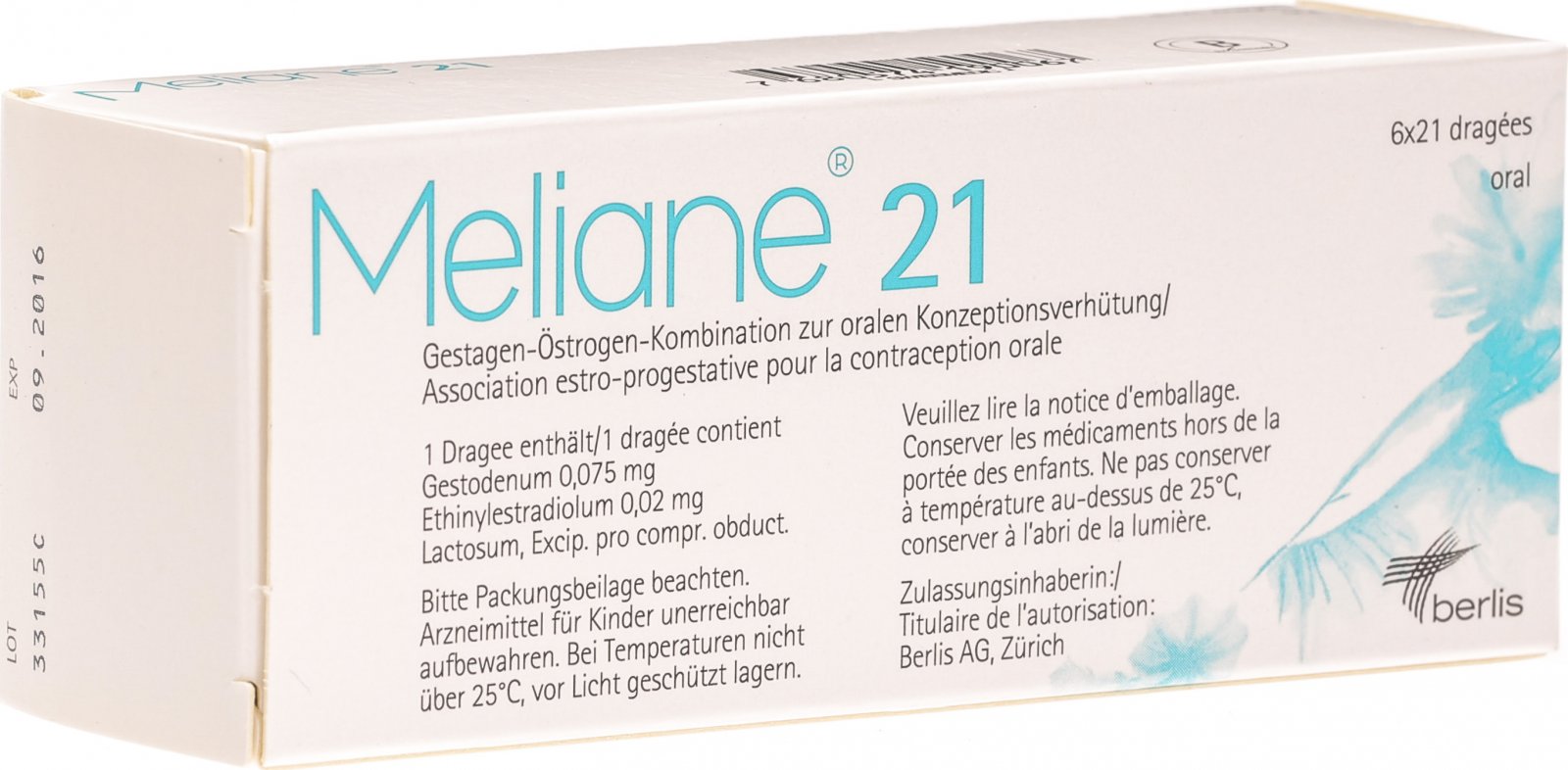 Meliane 6x21 Dragees in der Adler Apotheke