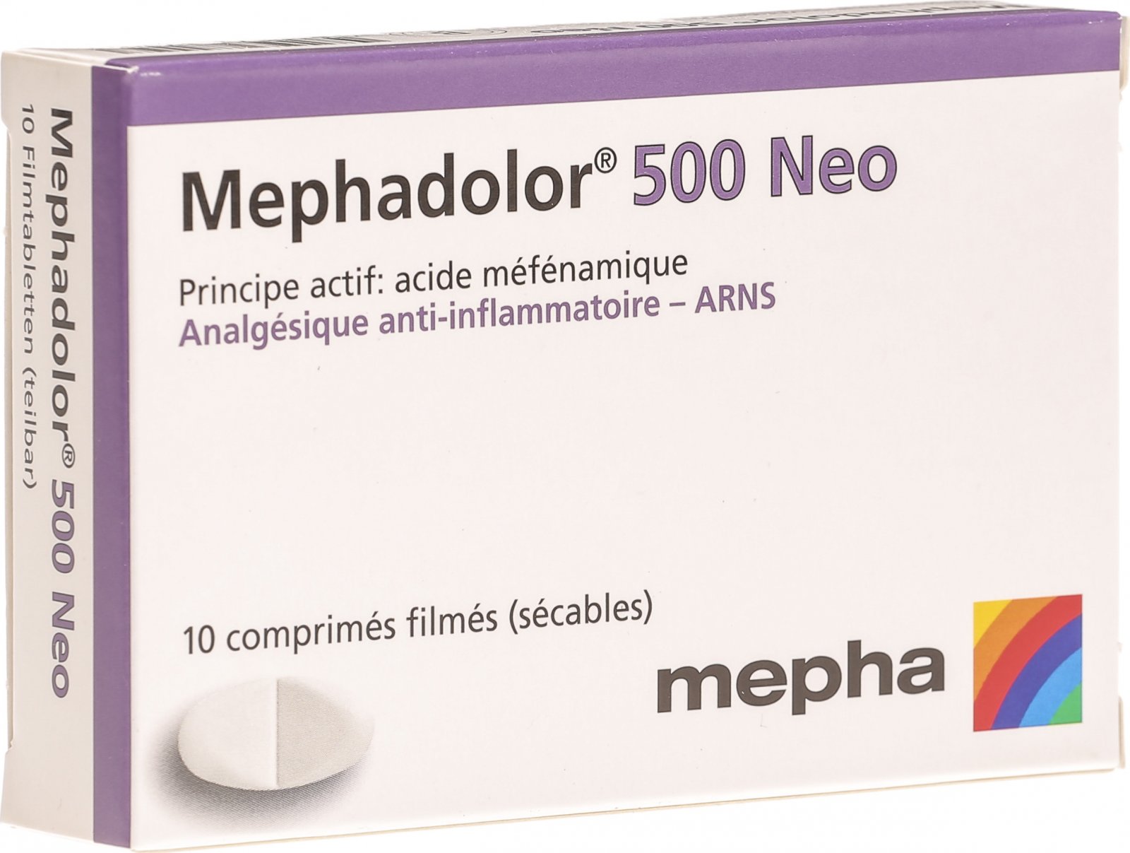 Mephadolor 500 Neo Filmtabletten 500mg 10 Stück in der Adler Apotheke