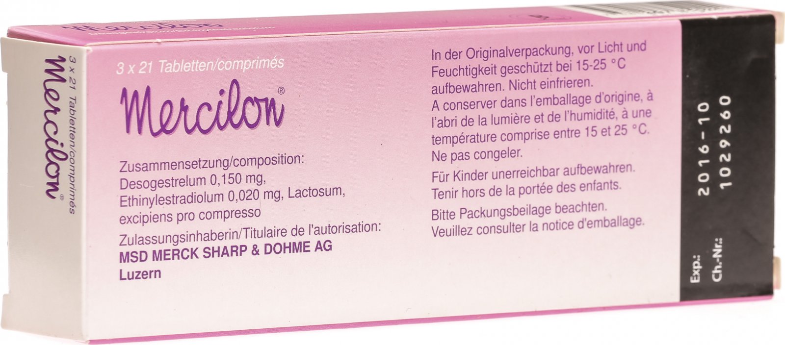 Mercilon 3x21 Tabletten in der Adler Apotheke