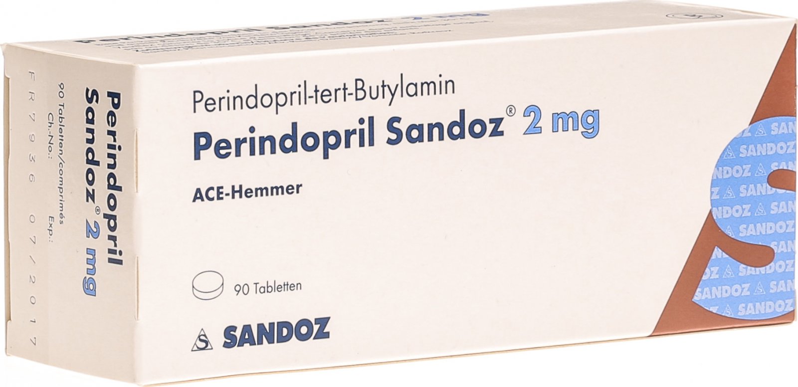 Perindopril Sandoz Tabletten 2mg 90 Stück in der Adler Apotheke