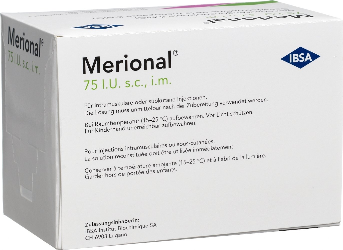 Merional S.c./i.m. Trockensubstanz 75 E C S Ampullen 10 Stück in der ...