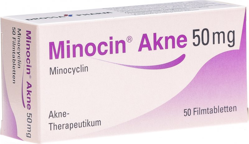 Minocin Akne 50mg 50 Tabletten in der Adler Apotheke