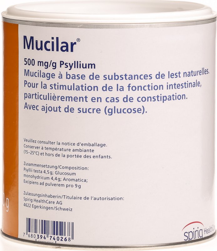 Mucilar Pulver 400g in der Adler Apotheke