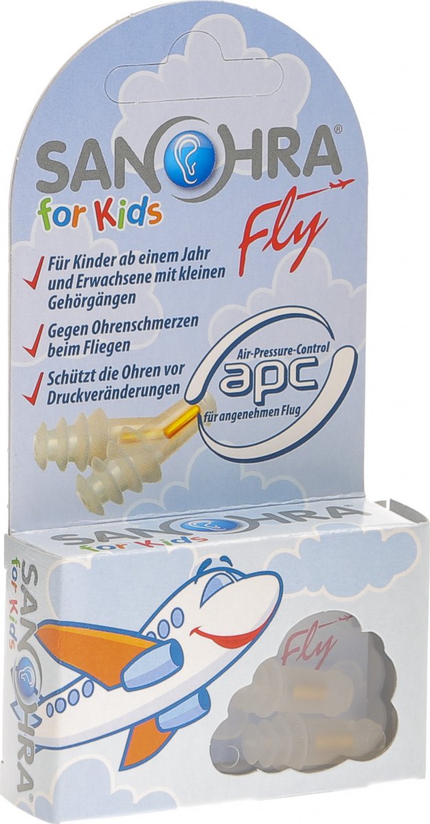 Sanohra Fly Ohrenstöpsel Kinder 2 Stück in der Adler Apotheke