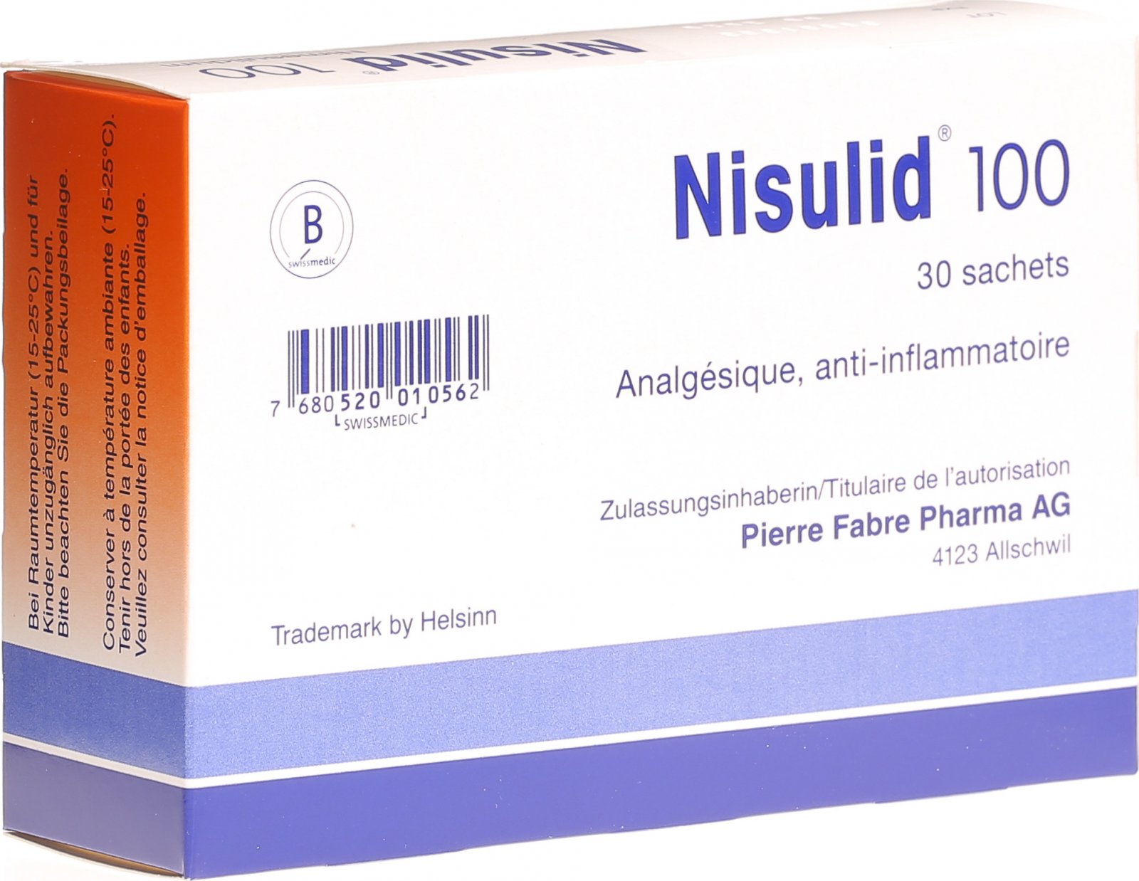 Nisulid 100 Granulat 100mg Beutel 30 Stück in der Adler Apotheke