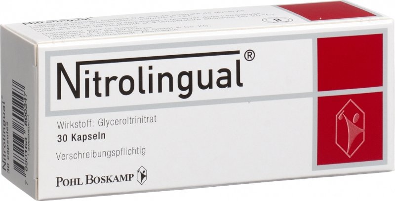 Nitrolingual Kapseln 0.8mg Normal 30 Stück in der Adler Apotheke