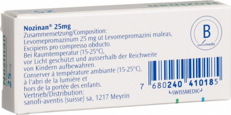 Nozinan Filmtabletten 25mg 20 Stück in der Adler Apotheke