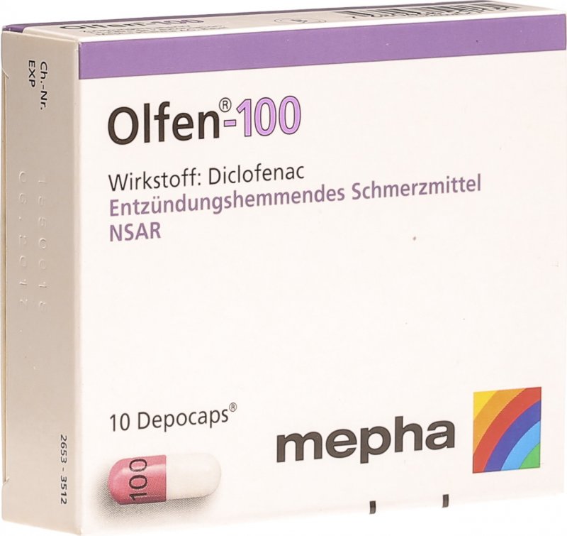 Olfen 100 Depocaps 100mg 10 Stück in der Adler Apotheke