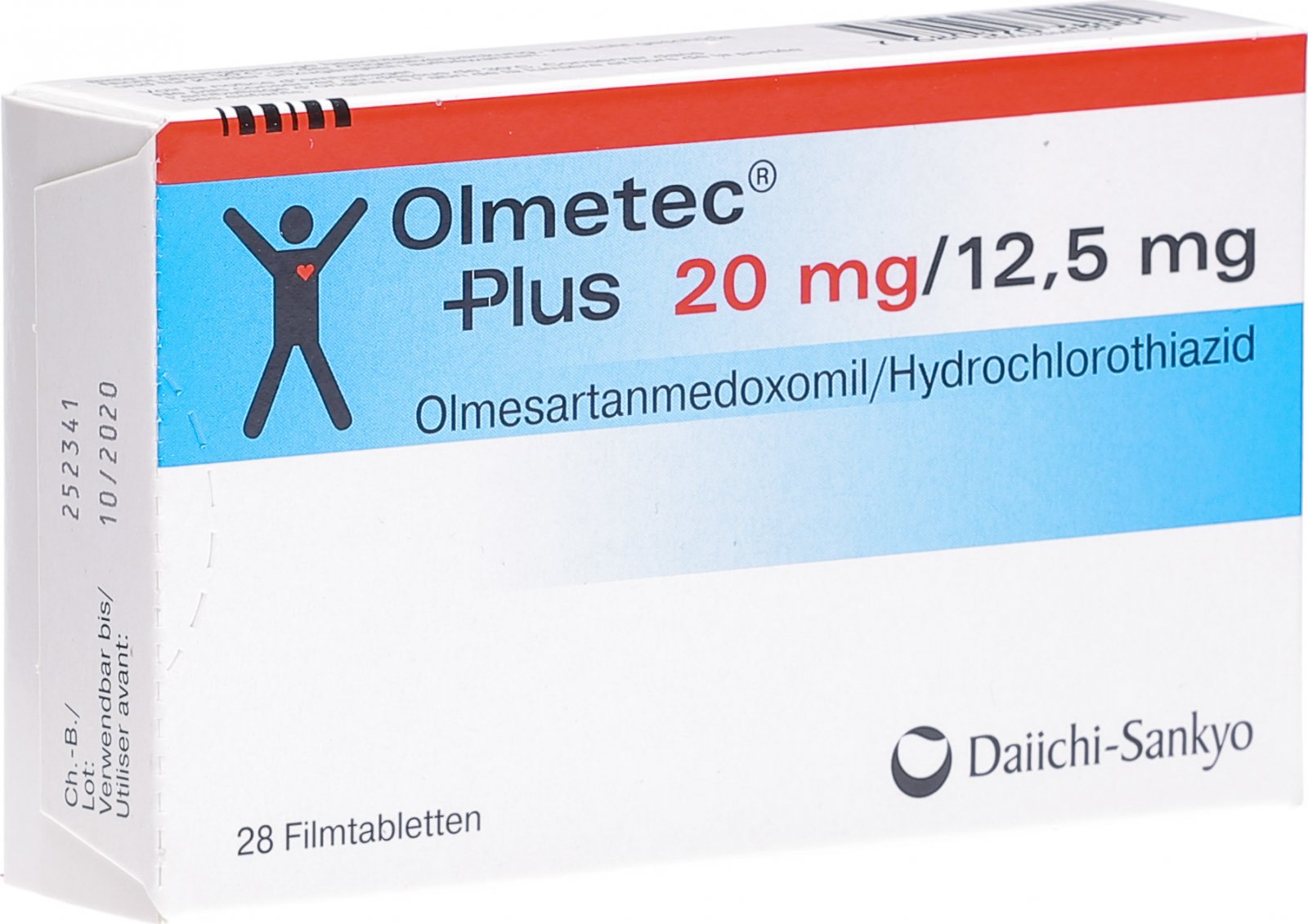 Olmetec Plus 20/12.5 Filmtabletten 28 Stück in der Adler Apotheke