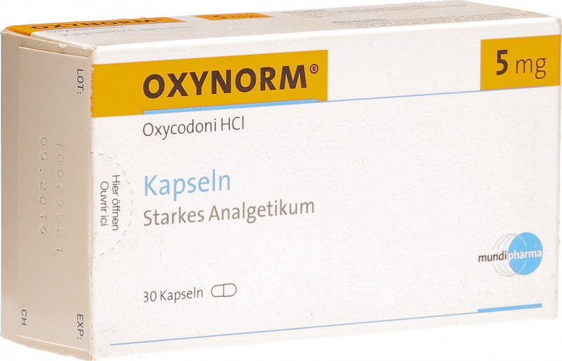 Oxynorm Kapseln 5mg 30 Stück in der Adler Apotheke