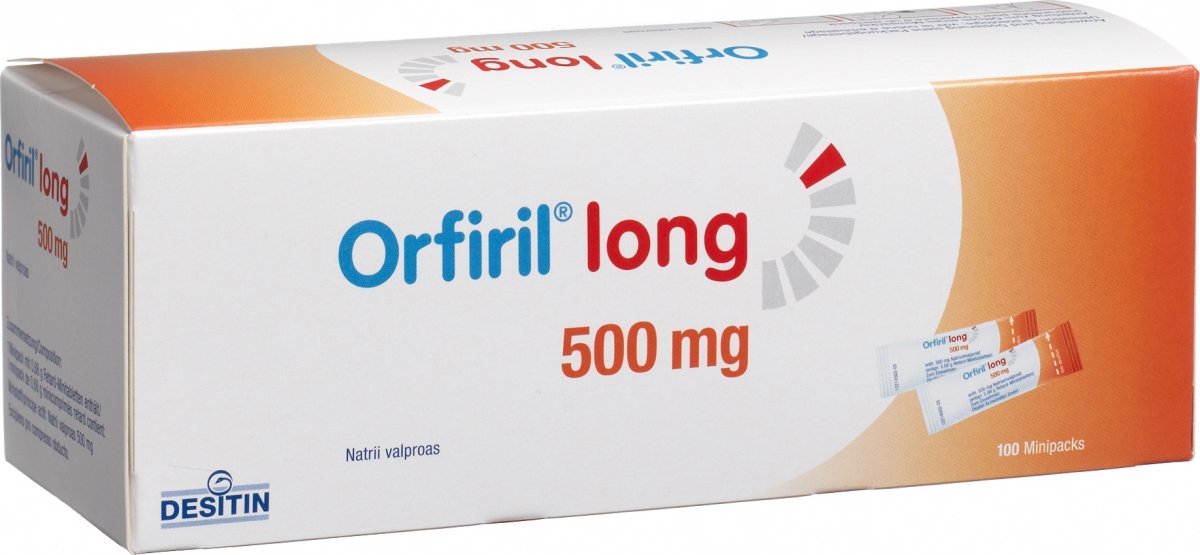 Orfiril Long Minipacks 500mg 100 Stück in der Adler Apotheke