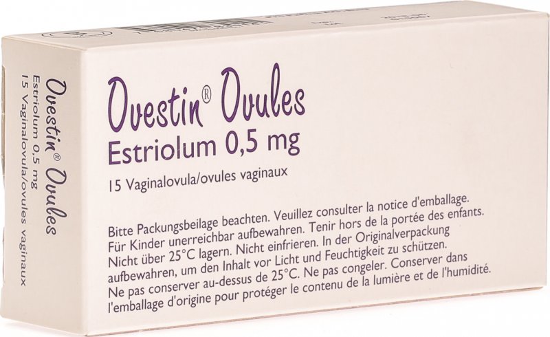 Ovestin Ovula 0.5mg 15 Stück in der Adler Apotheke
