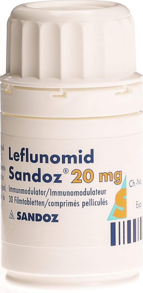 Leflunomid Sandoz Filmtabletten 20mg 30 Stück in der Adler Apotheke