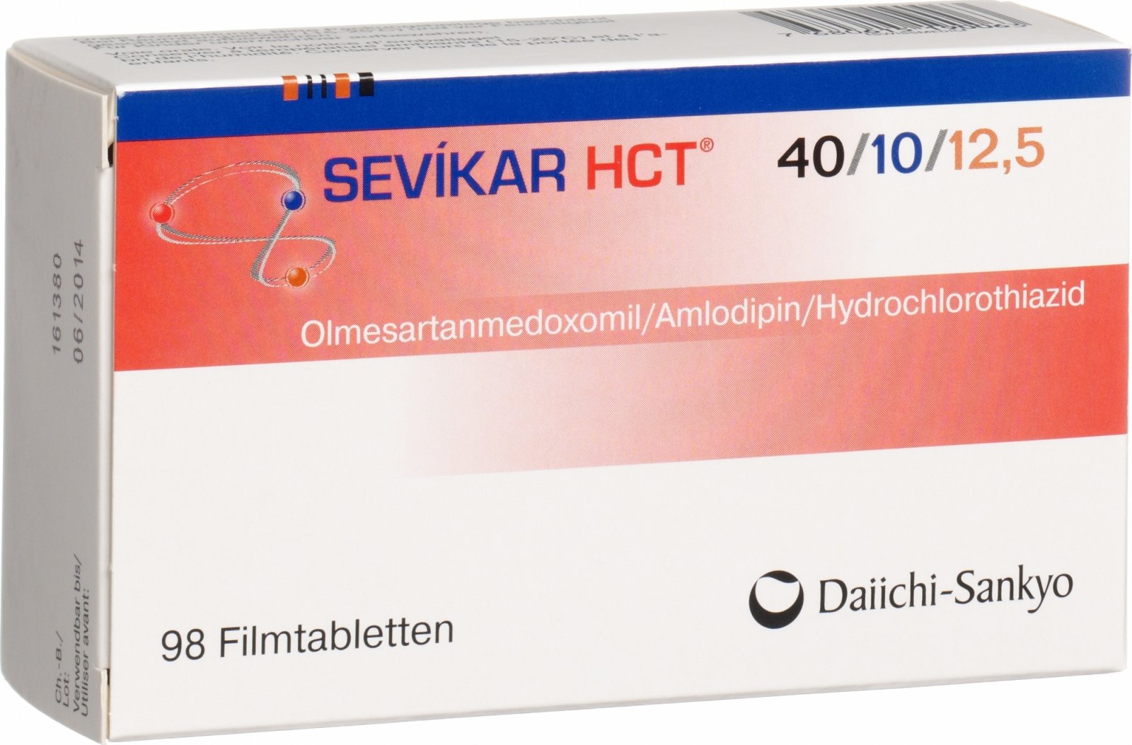Sevikar HCT Filmtabletten 40/10/12.5 Mg 98 Stück in der Adler Apotheke