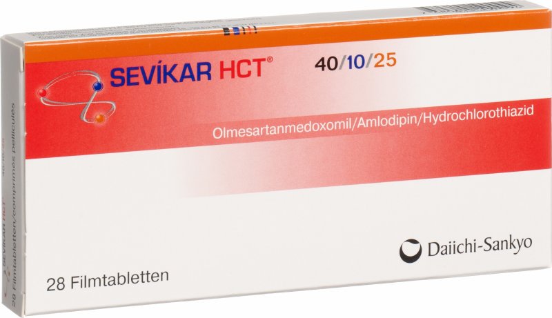 Sevikar HCT Filmtabletten 40/10/25 Mg 28 Stück in der Adler Apotheke
