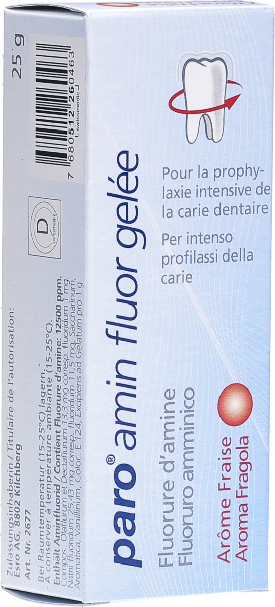 Paro Amin Fluor Gelée Frucht 25g in der Adler Apotheke