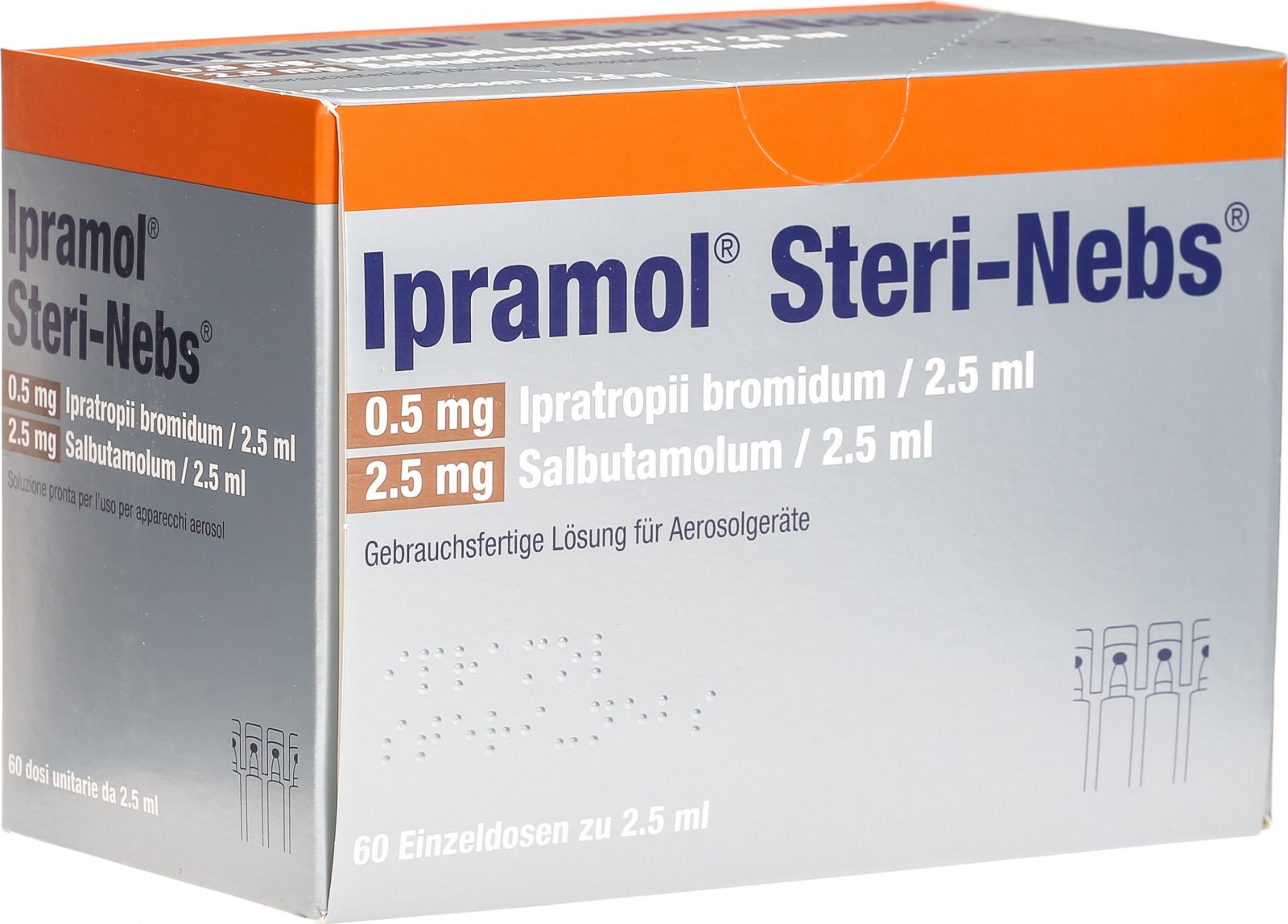Ipramol Steri Nebs Inhalationslösung 2.5ml Ampullen 60 Stück in der ...