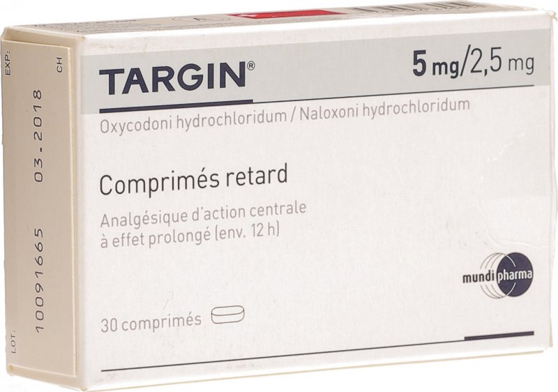 Targin Retard Tabletten 5/2.5mg 30 Stück in der Adler Apotheke