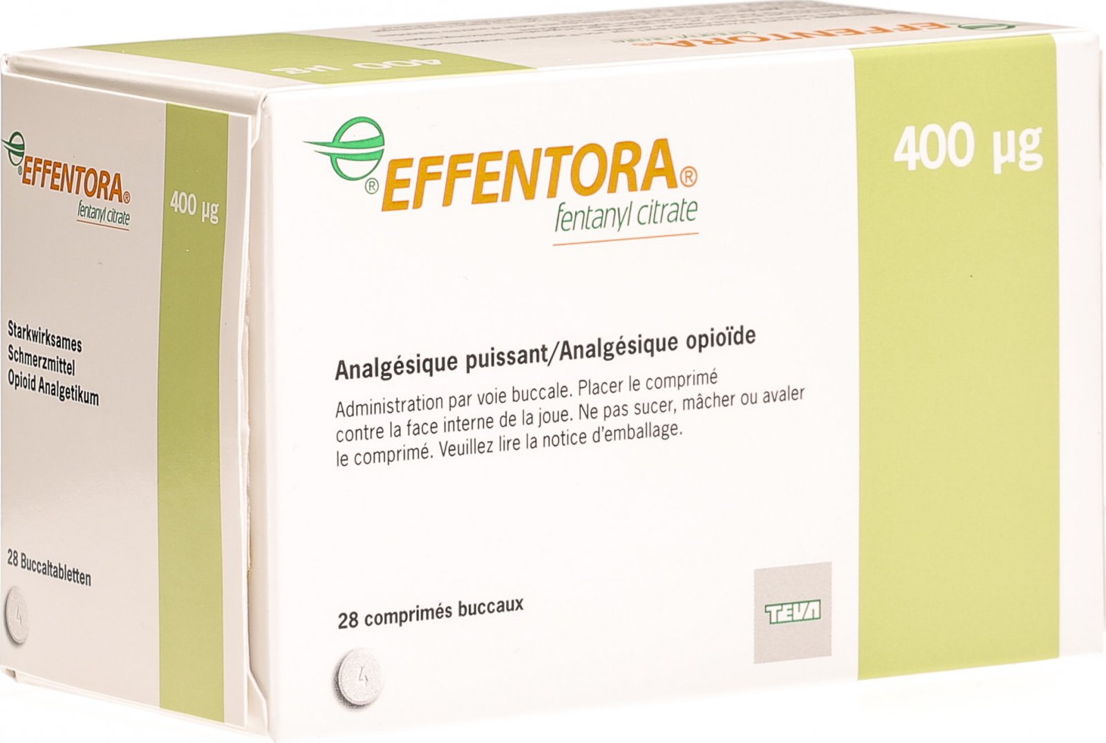 Effentora Buccaltabl 400mcg 28 Stück in der Adler Apotheke