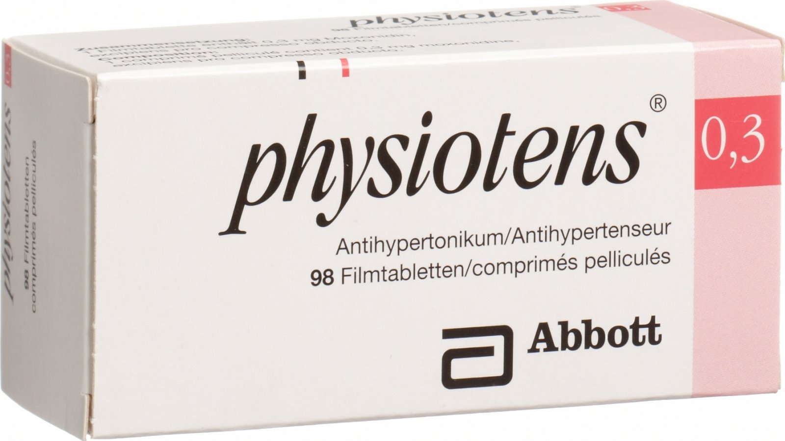 Physiotens 0.3 Tabletten 0.3mg 98 Stück in der Adler Apotheke