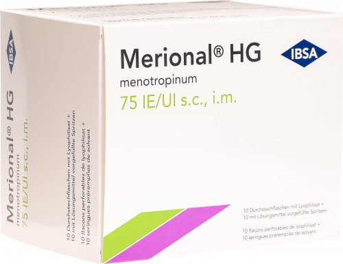 Merional Hg 75 E C Solv Fertigspritzen 10 Stück in der Adler Apotheke
