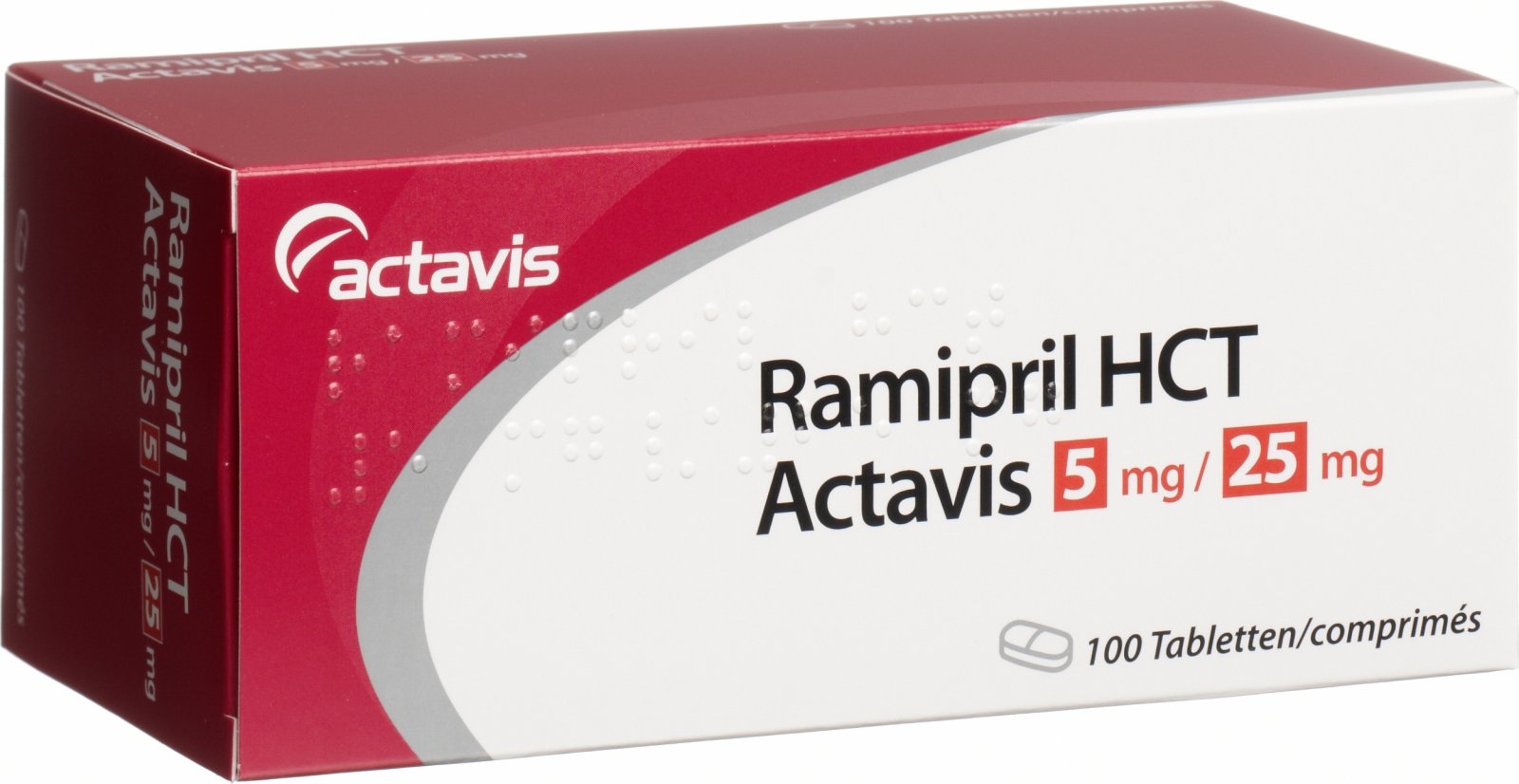 Ramipril HCT Actavis Tabletten 5/25 100 Stück in der Adler Apotheke