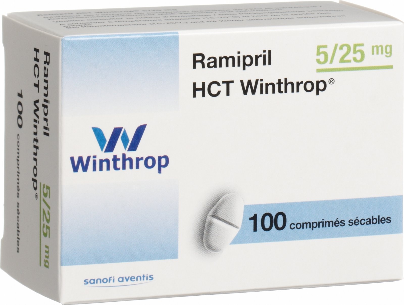 Ramipril HCT Winthrop Tabletten 5/25 100 Stück in der Adler Apotheke