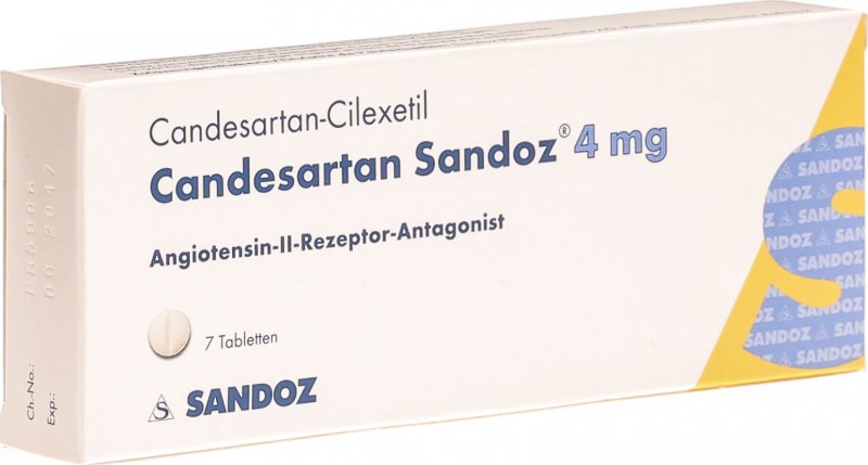 Candesartan Sandoz Tabletten 4mg 7 Stück in der Adler Apotheke