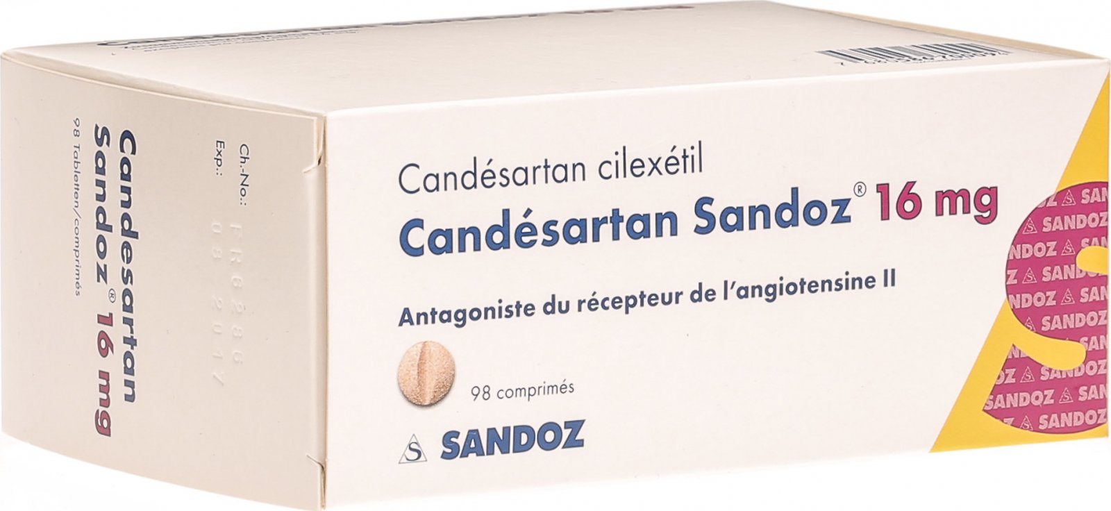 Candesartan Sandoz Tabletten 16mg 98 Stück in der Adler Apotheke