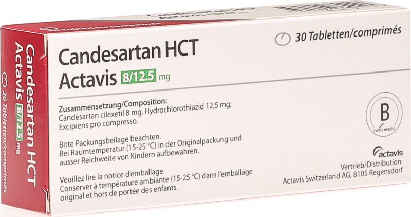 Candesartan HCT Actavis Tabletten 8/12.5mg 30 Stück in der Adler Apotheke