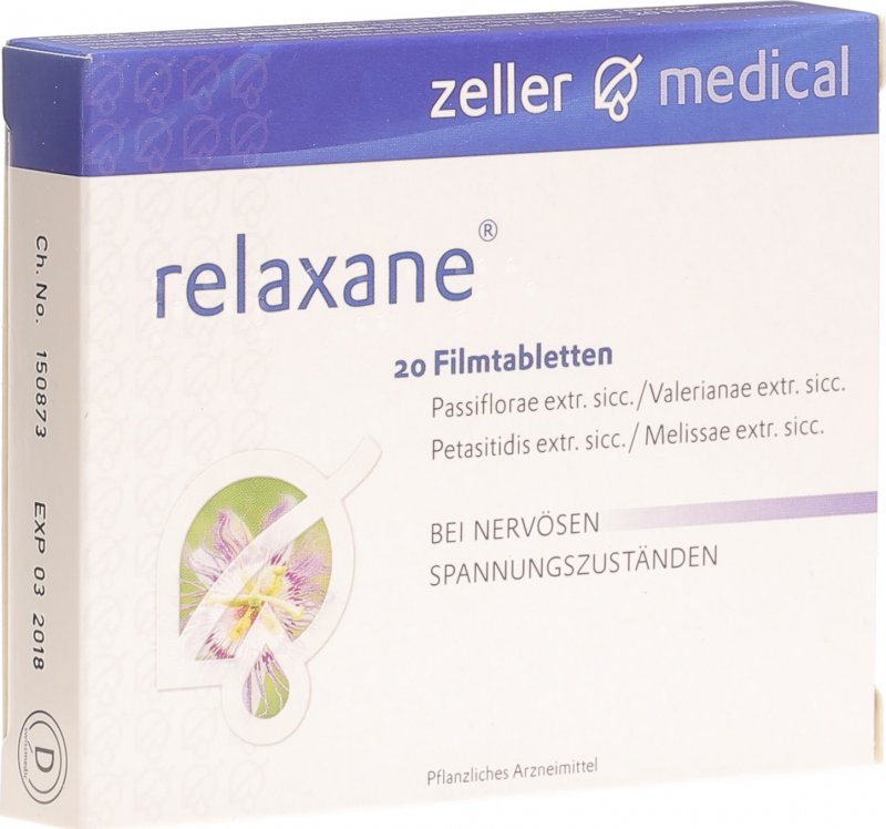 Relaxane 20 Tabletten in der Adler Apotheke